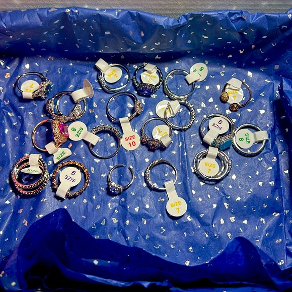 Bomb Party | Jewelry | Random Box Of 8 Bomb Party Rings | Poshmark